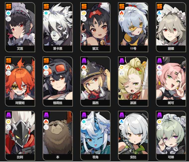 [Asia] Customized combination|Tsukishiro Yanagi、Zhu Yuan、Ellen、Qing Yi ...