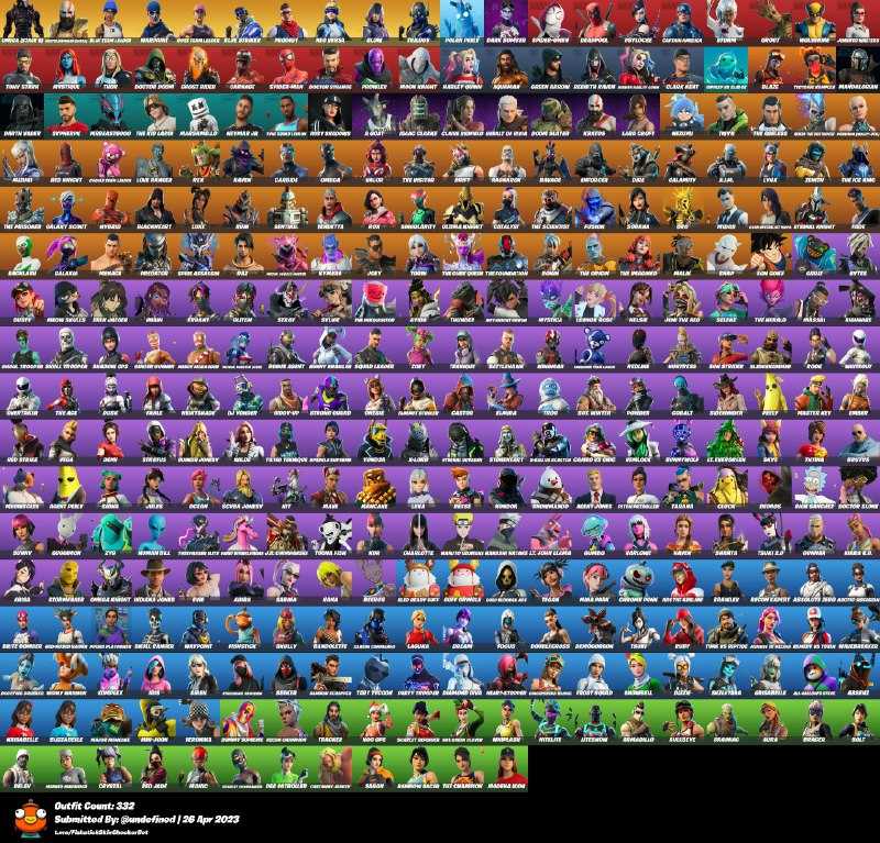 323 Skins | Glow,Kratos,Omega,Red Knight,Doc strange,Superman,Sypher PK ...