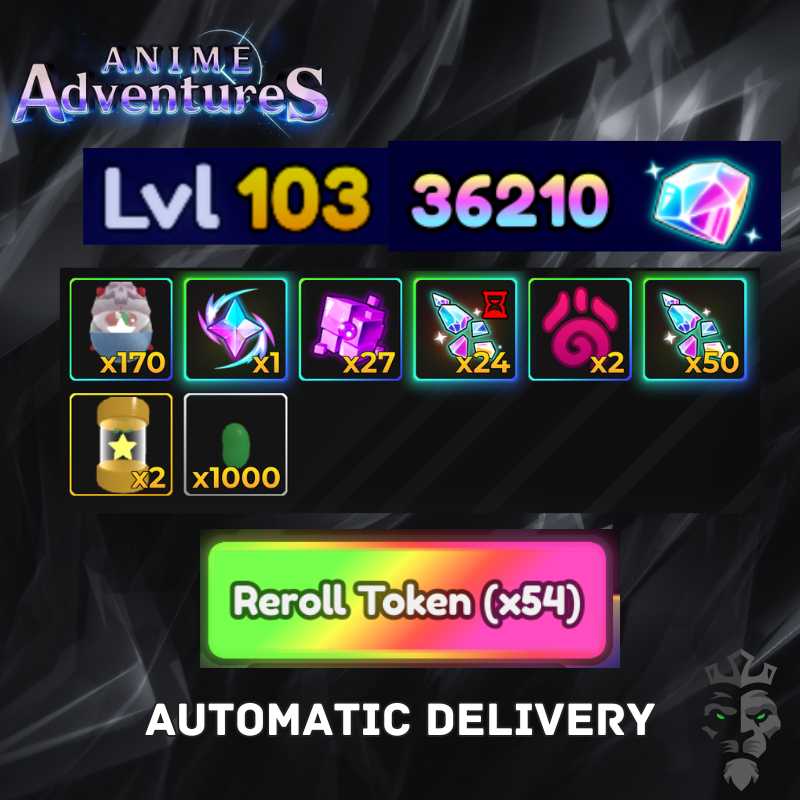 AA30 Level 103 - 36k Gems - Trait Reroll - Battlepass Max - Anime ...