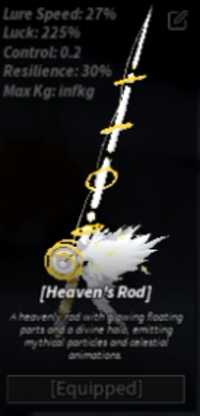 [ FISCH ] HEAVENS ROD SERVICE | NEW ROD | FAST SERVICE