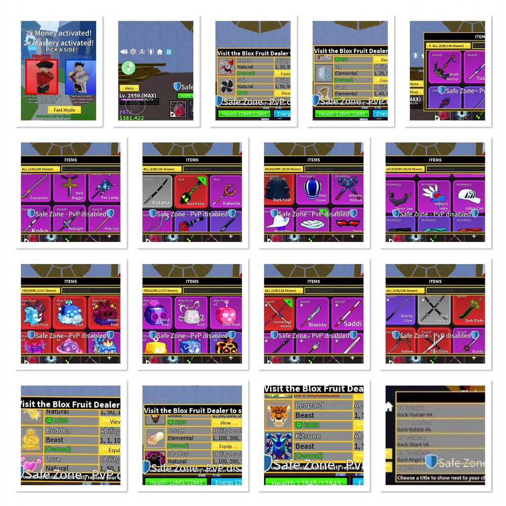 Fruit Permanent : Rocket, Ice, Buddha, Dough, Kitsune Fruit Inventory ...