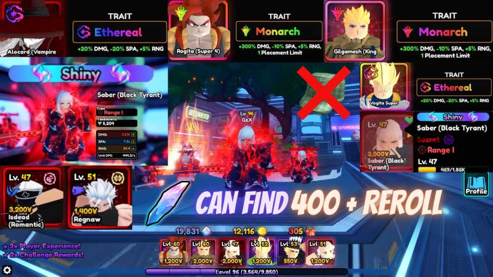 Anime Vanguards God Tier Account Vanguard Unit Rogita ( Super Meta 2 ...