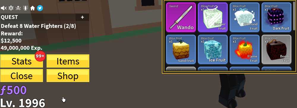 Lvl 1996+ 10m+Random fruits+ legendary swords+ Fighting styles 300 ...
