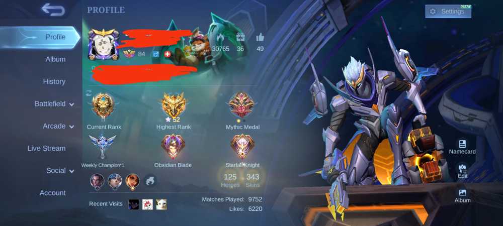 MLBB Celestial Level 84