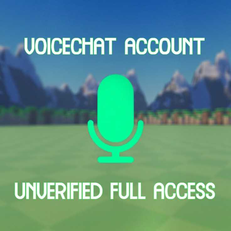 Roblox VC Account (Unverified)