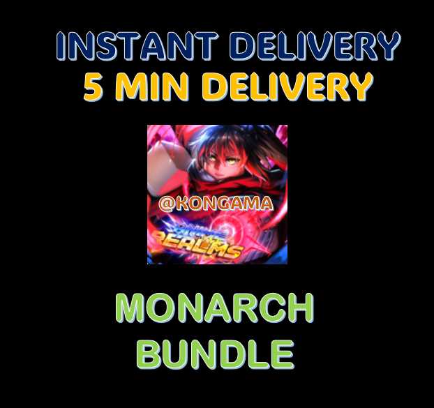 Anime Realms Monarch Bundle (INSTANT DELIVERY)