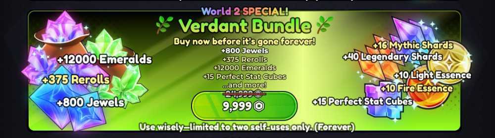 VERDANT BUNDLE Anime Last Stand