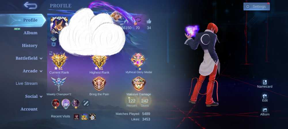 242 Skins. 3 KOF. 2 Event Skin. Prime Beatrix. M5 YZ. 21 Epic(6Limited ...