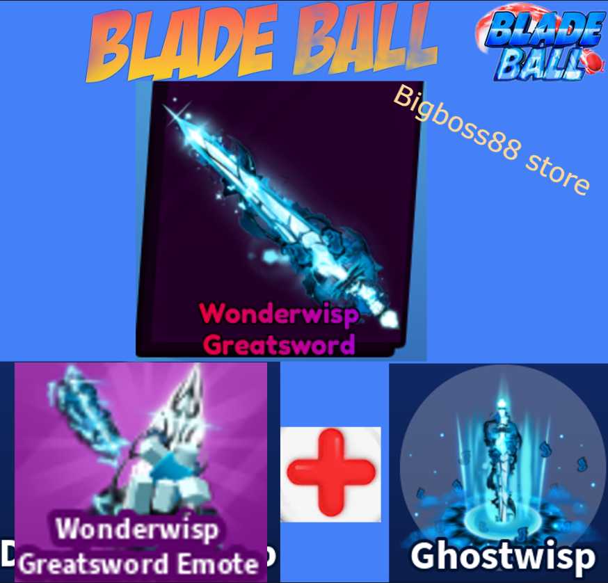 Wonderwisp Greatsword Full set - Blade Ball