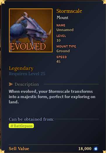 Fully Evolved Level 10 Stormscale Devas Of Creation
