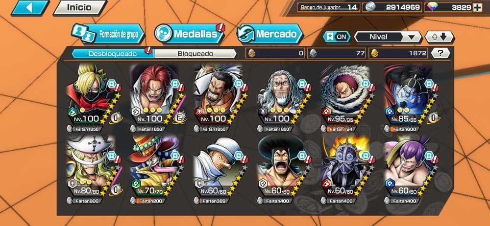 Max Shanks, 5* shirohige,3800 RD, 1800 Golden fragment