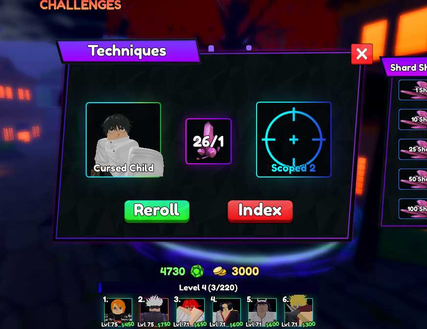 Starter Account Yuta ( Cursed Child ) | Anime Last Stand ( ALS / als )