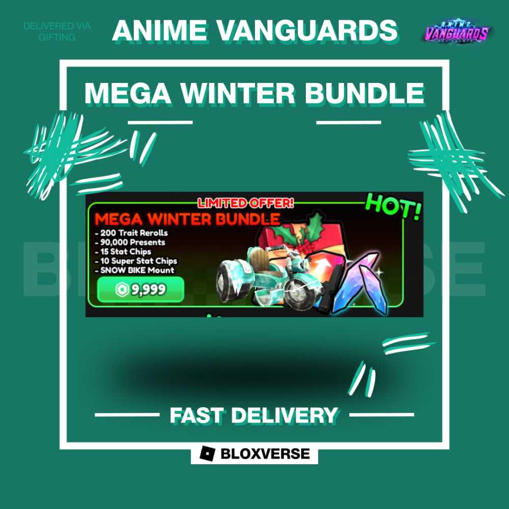 (Fast Delivery) Anime Vanguards - Mega Winter Bundle