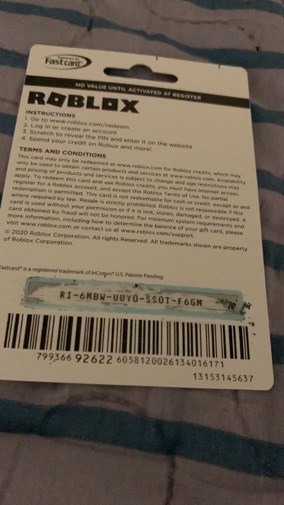 Roblox Gift Card 50