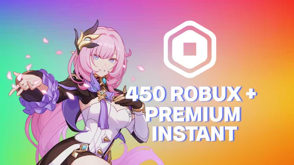 ROBLOX 450 PREMIUM INSTANT ROBUX