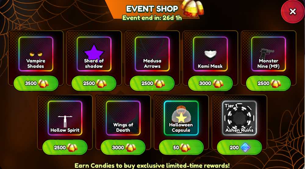 ANY 1 ITEM IN NEW HALLOWEEN EVENT | Anime Last Stand ALS | Roblox ...