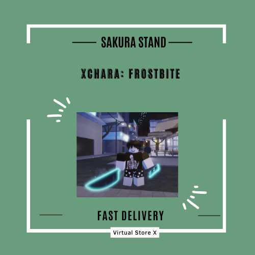 Roblox - Sakura Stand - Frostbite X!Chara - Cheap And Fast Delivery!!