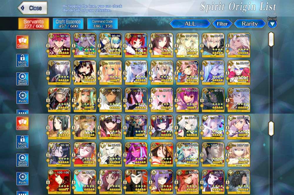 [NA] 48 SSR(60wnp) Full Supp - Meta Dps - Full Free Servant - 65 Max Skills