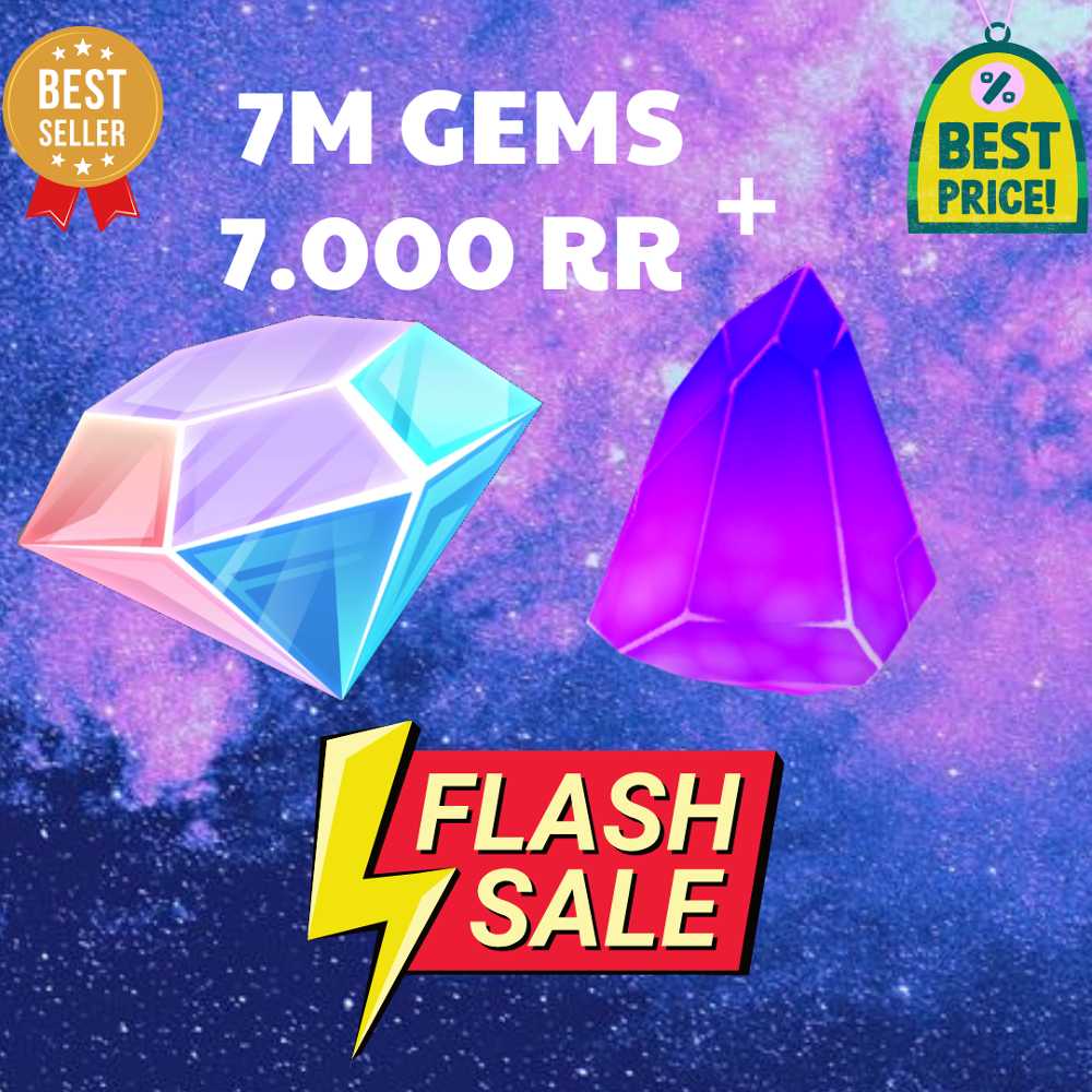 COMBO 7M Gems + x7000 RR Trait Crystal --Anime Defenders