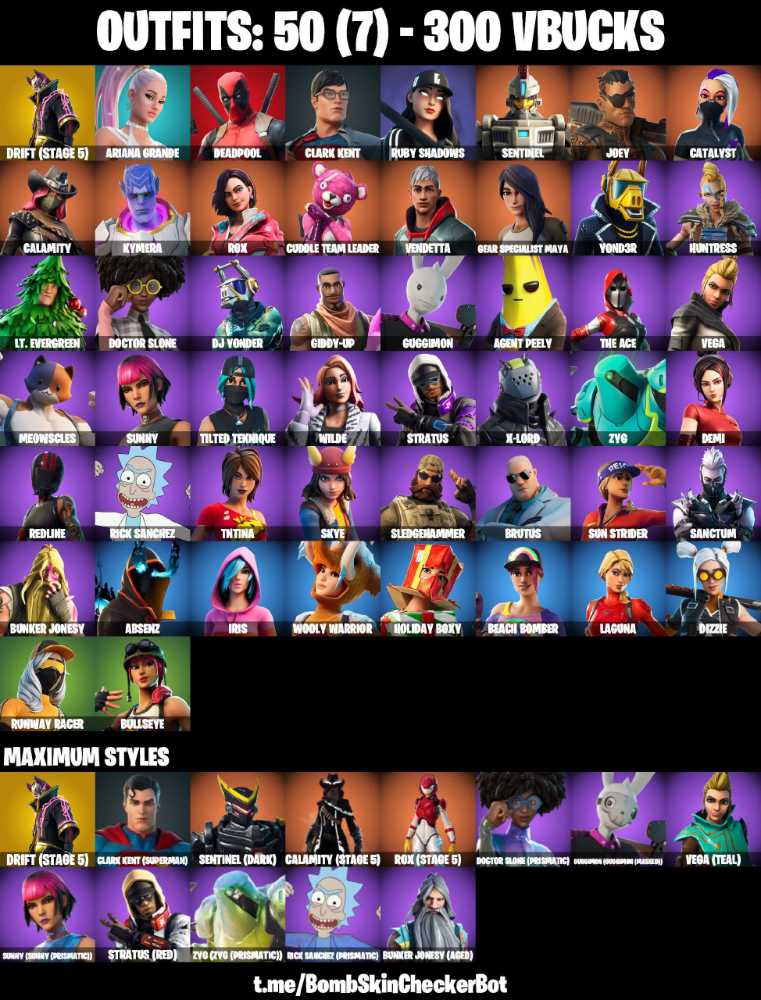 ARIANA GRANDE+DRIFT STAGE 5+DEADPOOL+CLARK KENT+CATALYST+CALAMITY ...