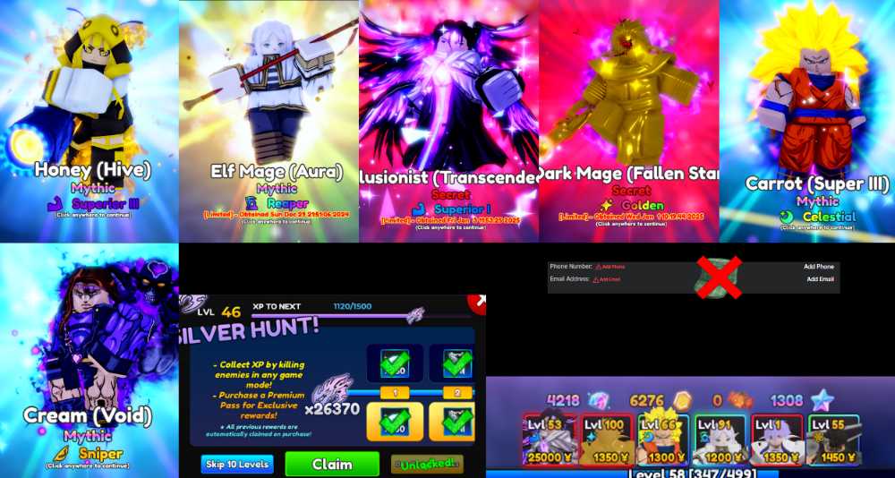 Anime Adventures (Meta) Illusionist (Transcended) Roblox