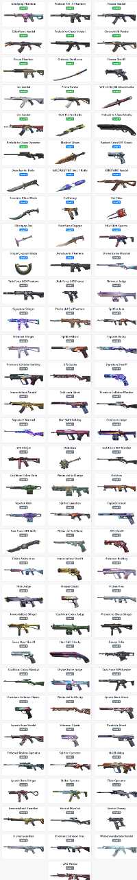 EU/TR EP 8 ACT2 Asc1 VCT Knife+Xenohunter Knife+Glitchpop Axe ...