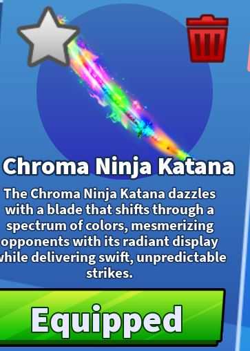 Blade ball | Chroma Ninja Katana