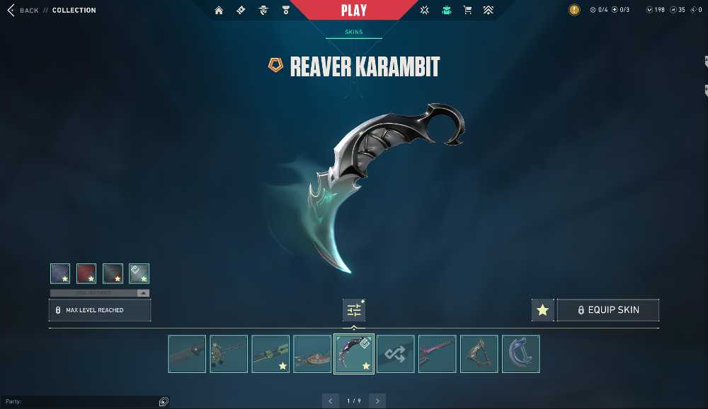 [Val003] EU | Reaver Karambit, RGX Firefly | Chronovoid, Neptune, Prime ...