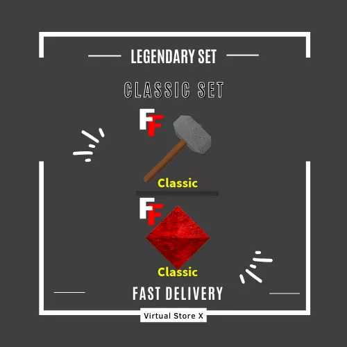 Roblox - FTF - Flee The Facility - Classic Set - Legendary Set - Cheapest!!