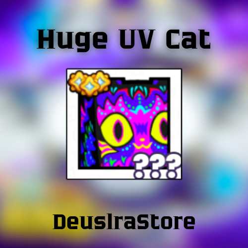 Huge UV Cat / PS99 - Pet Simulator 99 - Pet 99 - With Mailbox Fast