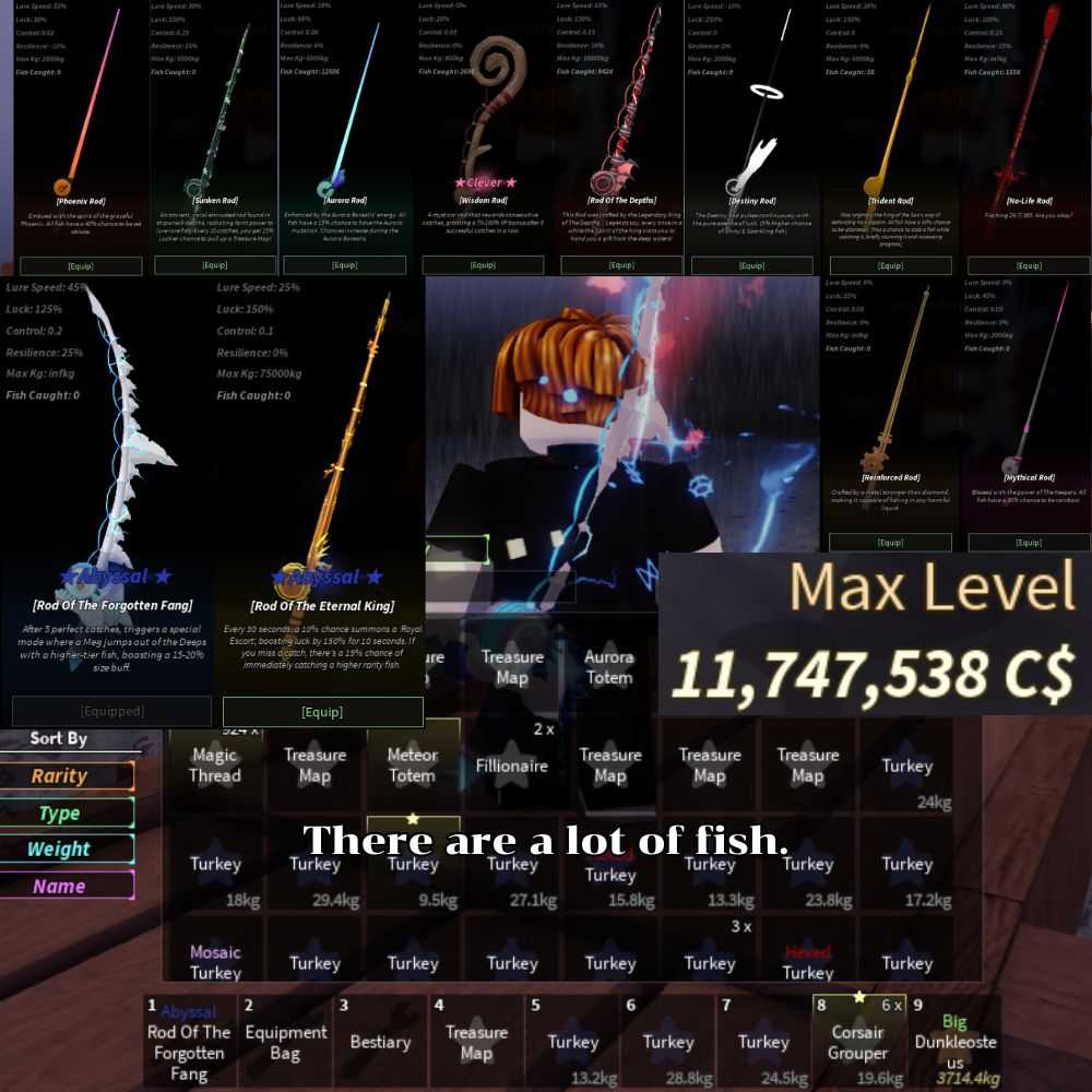 ID38Fisch:Lv750 Max. | 11M C$ | Rod of the Forgotten Fang Abyssal | Rod ...