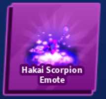 hakai scorpion emote