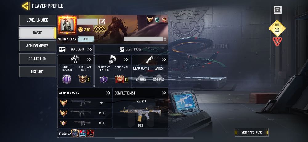 ️Mythic CODM Account Ivl 350 ️+ 2577 Cod Points