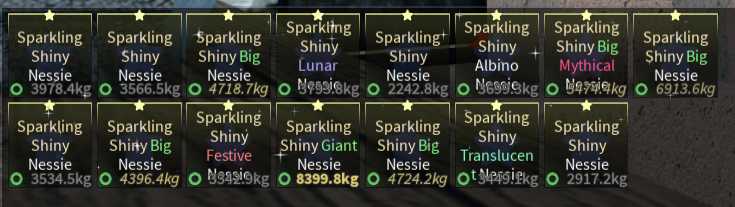 Fisch x2 | SS Nessie (Unobtainable) | FischFright | Limited
