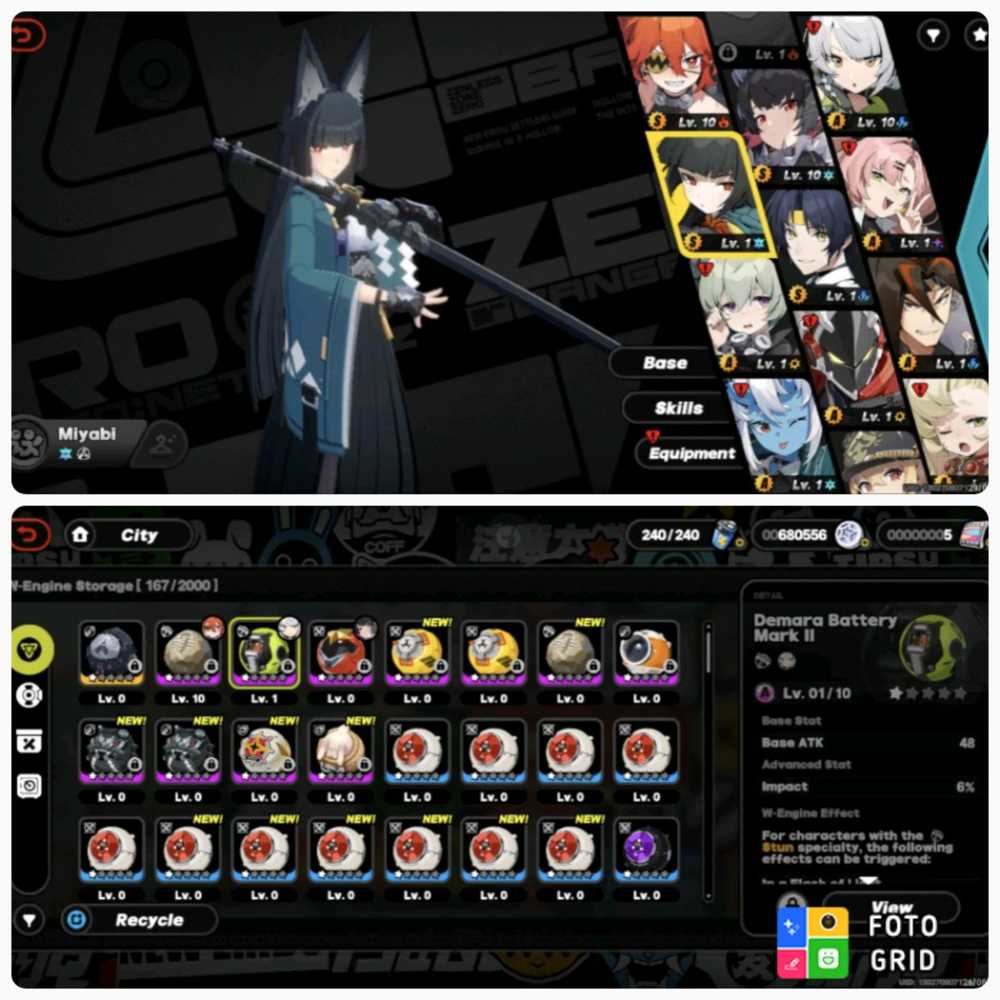 Asia starter id level 8 | Miyabi + ellen + harumasa + koleda + Weeping ...