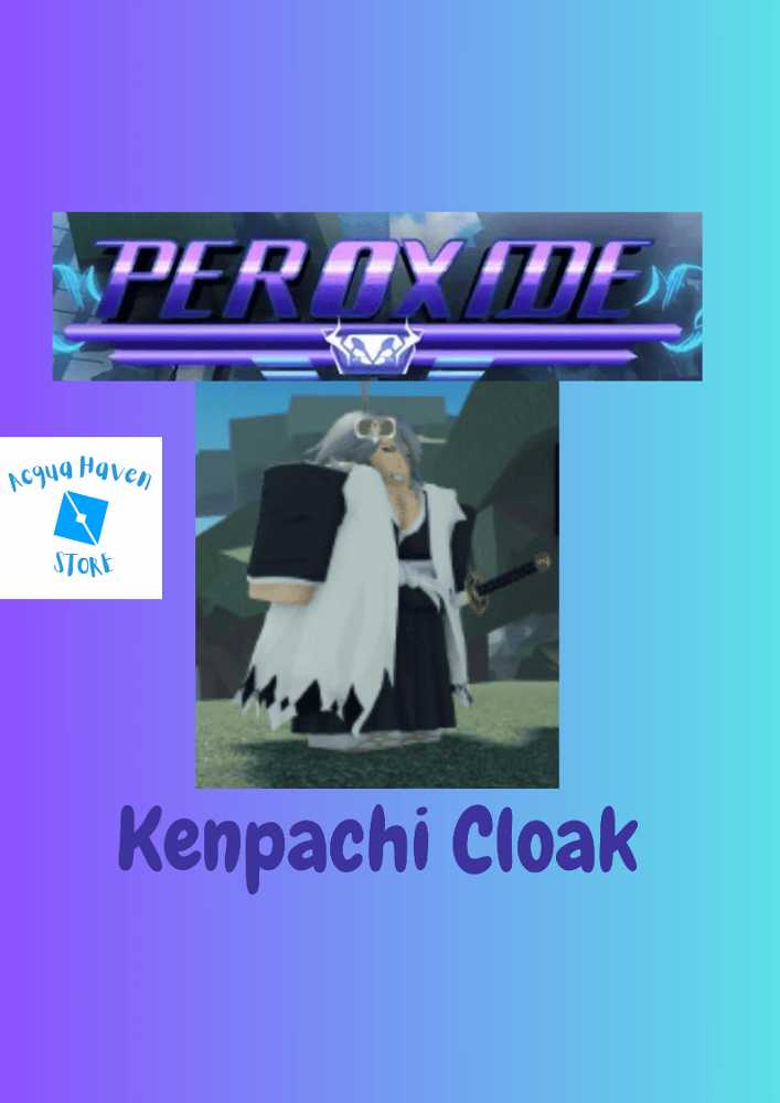 Kenpachi Cloak (Godly) - Peroxide - FAST DELIVERY