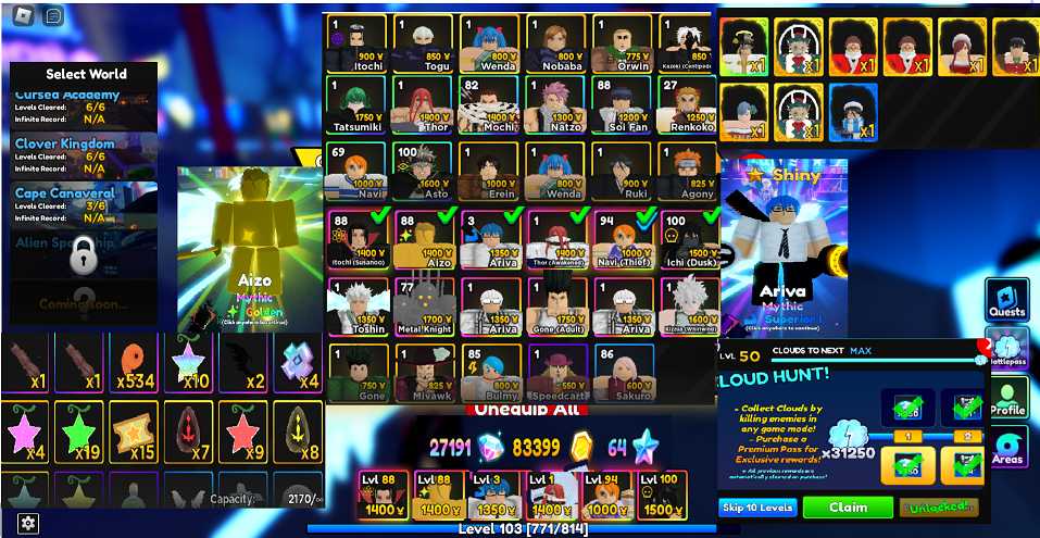 Anime Adventures VIP Account | Unverified , No Bindings - Automatic ...