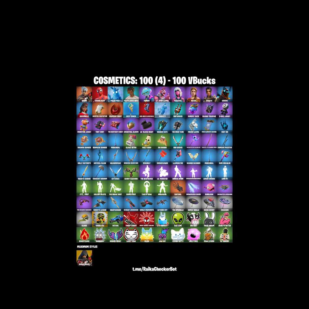 ️PC/PSN/XBOX ️ 100 VB ️ 11 SKINS: RONIN / SPIDER-MAN / POLAR PEELY ...