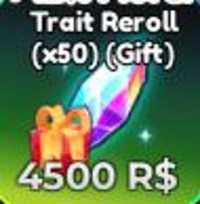Anime Adventures - 50 Trait Reroll【4500R】