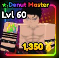 (not shiny) mythic donut master trait alighty - Anime Defenders