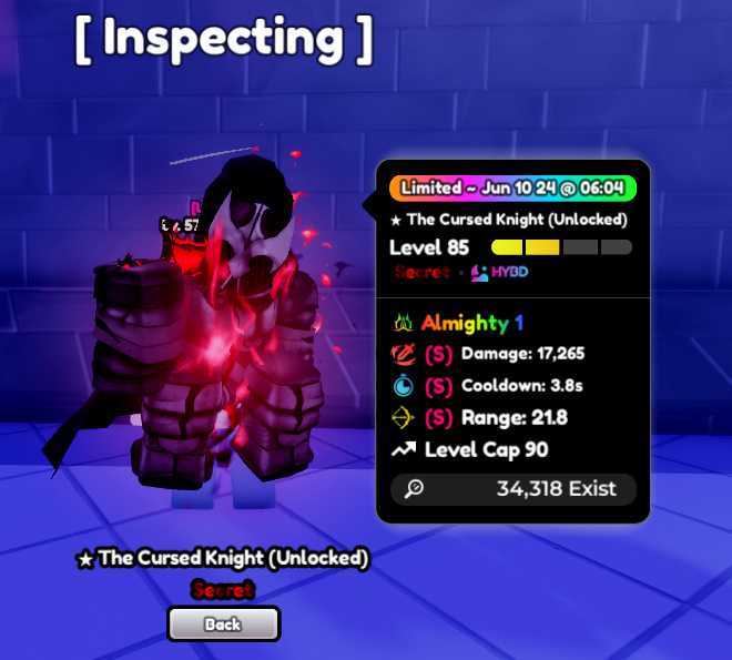 Anime Defenders - Igris ( Unlocked ), Almighty 1, SSS - Fast Delivery