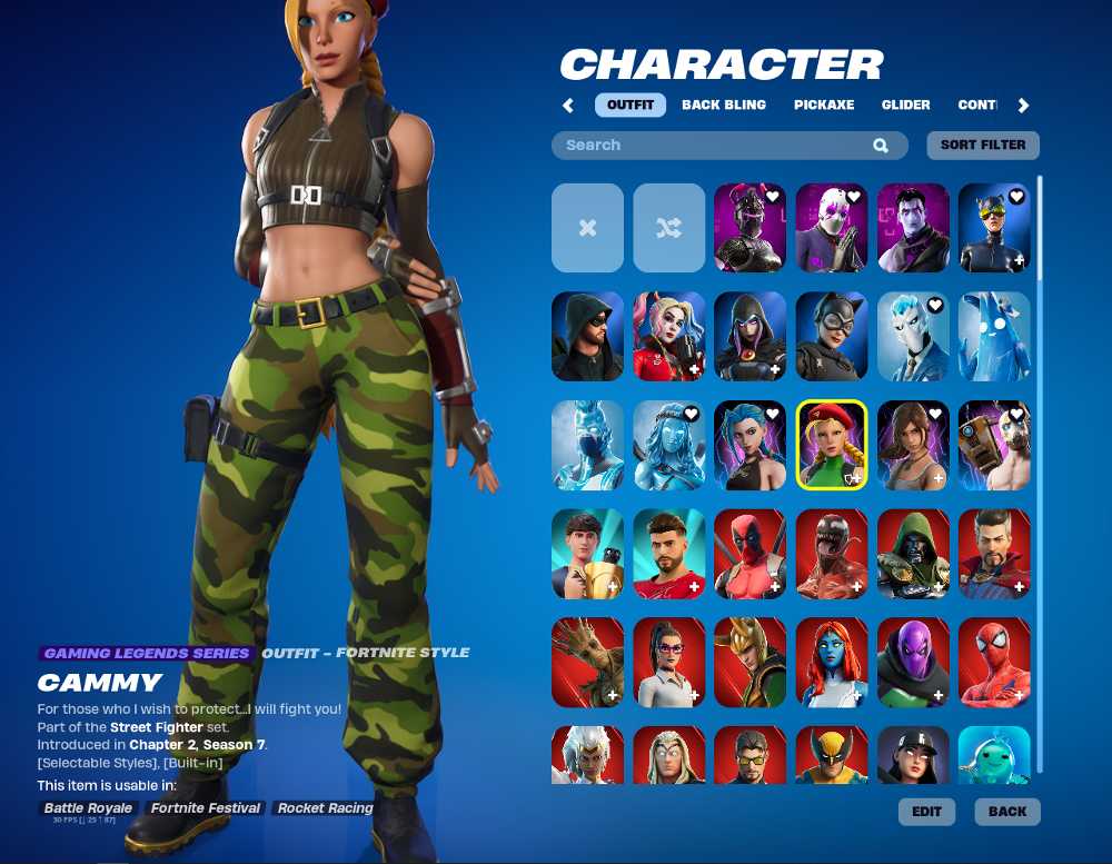 STACKED OG STW Fortnite Account 219 SKINS | Cammy, Arcane Jinx, Psycho ...