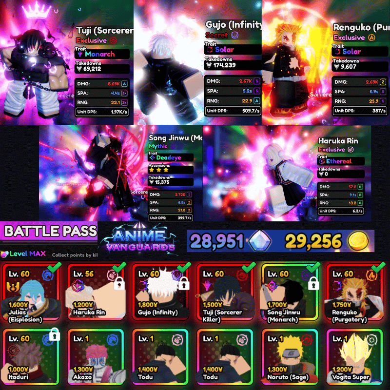 ID850 Tuji Monarch Evo,Gujo Secret Solar,Renguko Solar Evo,Song Jinwu ...