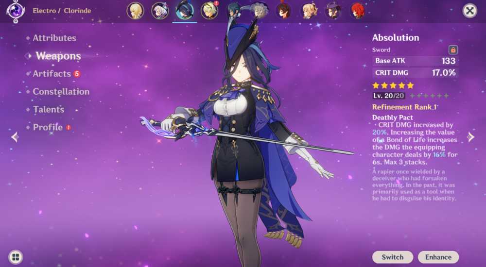 [AMERICA | AR51 | LUMINE] Clorinde (C5) + Absolution + Diluc + Mona (C1 ...