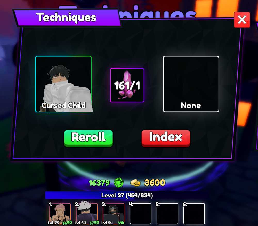 Anime Last Stand [ALS] l Yuta +183 rerolls l Starter rerolls Account.