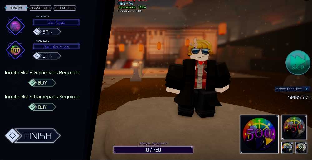 Jujutsu infinite|Gambler Fever,Star Rage Max Account