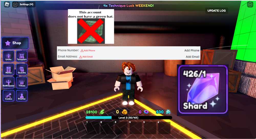 ACC Starter 426 Reroll 28000 Gems | Anime Last Stand ALS | Roblox