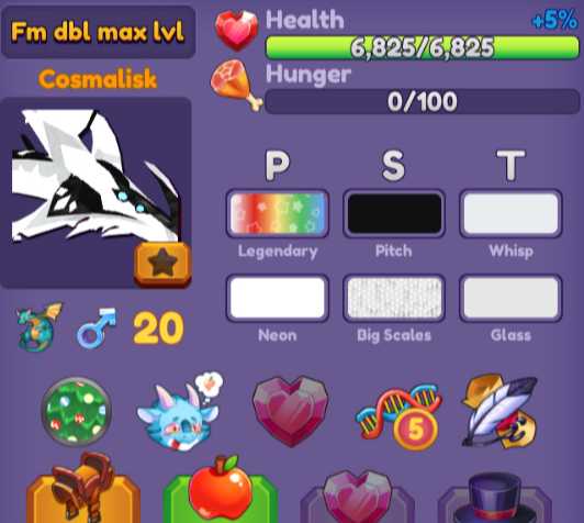 Cosmalisk (Fully Mutated) - Dragon Adventures