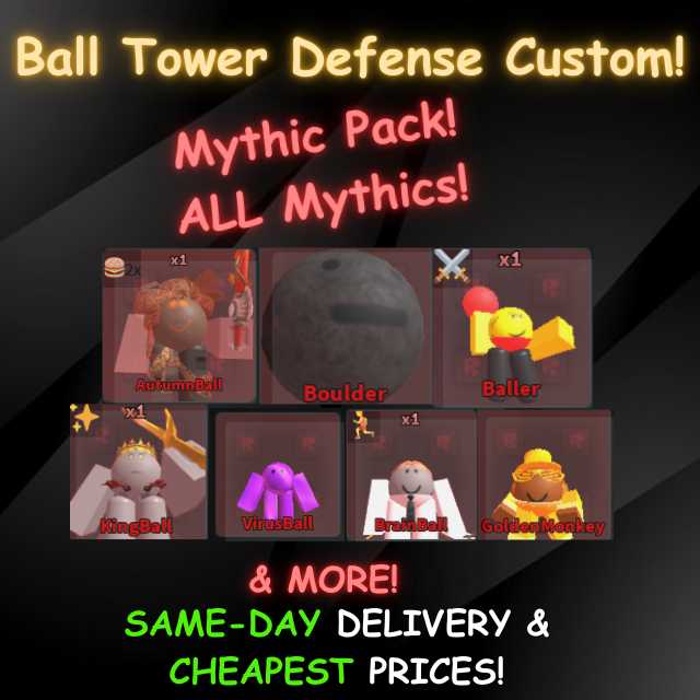 [Ball Tower Defense] ALL MYTHIC