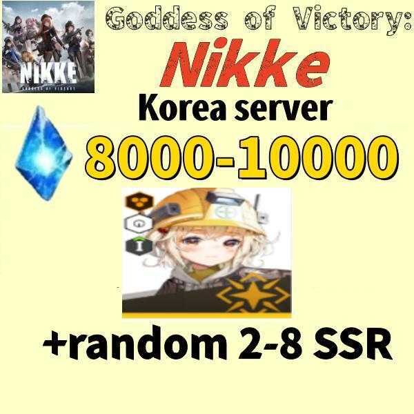 Korea server|Liter+8000-10000 diamonds + random 2-8 SSR】Goddess of ...